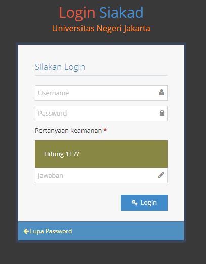 Siakad (Sistem Informasi Akademik)